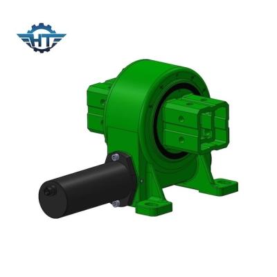 China 3 Inch IP66 Small Slew Drive With 24VDC Planetary Gear Motor For Tilted Solar Tracking System for sale