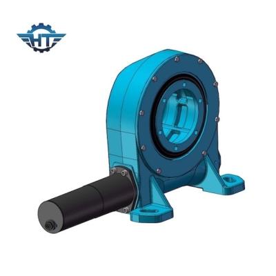 China Full Circle Rotation Enclosed Worm Gear Slewing Drive For vertical single axis Solar Tracking System for sale