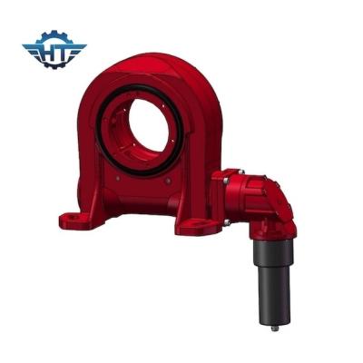 China Worm Gear Small Backlash Slew Drive Motor With Hourglass Worm For Trough Thermal Station for sale