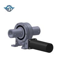 China Worm Gear Small Backlash Slew Drive Motor With Hourglass Worm For Trough Thermal Station for sale