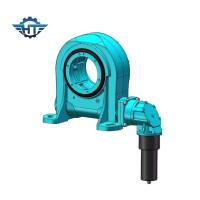 China Heavy Duty Worm Gearbox IP66 Enclosed Zero Backlash Slew Drive For Concentrated Solar Power System for sale