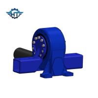 China Enclosed Worm Gear Slew Drive With Squre Tube Output For Solar Tracking System for sale