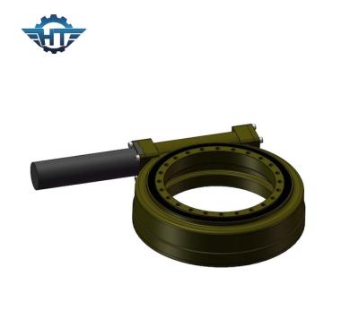 China 25 Inch Powered Small Slew Drive With Hourglass Worm Technology For PV Mounting Tracking for sale