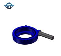 China Horizontal Enclosed Small Slew Drive With 24VDC Motor With For Tilted Solar Trackers for sale