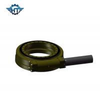 China Horizontal Enclosed Small Slew Drive With 24VDC Motor With For Tilted Solar Trackers for sale