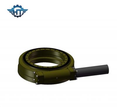 China Horizontal Enclosed Small Slew Drive With 24VDC Motor With For Tilted Solar Trackers for sale