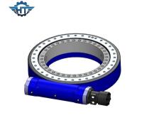 China Double Envelope Worm Small Slew Drive 89000 Nm Slow Speed Worm For Solar Tracker for sale