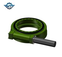 China Hourglass Worm Gear Small Slew Drive For Solar Tracker With 24VDC Planetary Gear Motor for sale