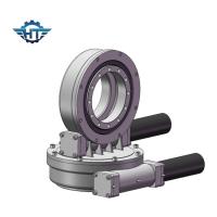 China IP 66 Worm And Gear Structure Slew Drive Gearbox SDE7 With Nema 23 For Dual Axis Solar Trackers for sale