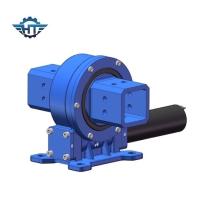 China 3 Inches Worm Gearbox With Motor For Heavy Load Solar Panel Tracking System for sale