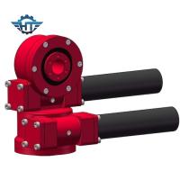 China Anti UV Dual Axis Slew Drive 220V AC Motor Worm Drive Slew Ring for sale