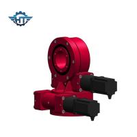 China 800RPM Worm Wheel Dual Axis Slew Drive With Planetary Gearbox 24VDC for sale
