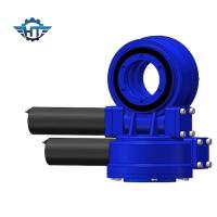 China Worm Gear Dual Axis Slew Drive High Precision Slewing Ring Drive for sale