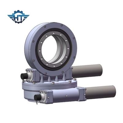 China IP66 Multi-Tooth Worm Gear Dual Axis Slewing Drive With Stepper Motor For PV Solar for sale