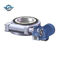 China SE7 IP66 Horizontal Mounted Slew Drive Gearbox With Electric Motor For Solar Trackin System for sale