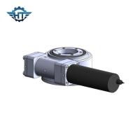 China Worm Geared Enclosed Small Slew Drive With Quenched Tooth For Construction Machinery for sale
