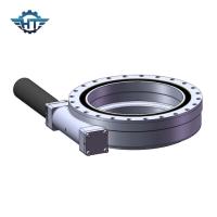 China IP66 Enclosed Long Life Hydraulic Worm Gear Slew Drive For Spider Mounted Platform for sale