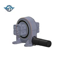 China Vertical 9 Inches Solar Slew Drive With 24VDC Motor For Single Axis Tracking System for sale