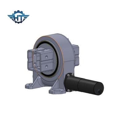 China Vertical 9 Inches Solar Slew Drive With 24VDC Motor For Single Axis Tracking System for sale