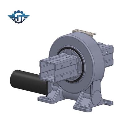 China Hourglass Worm Gear Slew Drive For 120mm Square Tube Single Axis Tracking System for sale