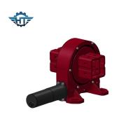 China Envelope Worm Gear VE7 24vdc Motor Horizontal Slewing Drive For Solar Tracking System for sale
