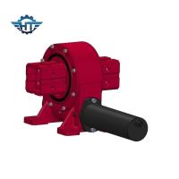 China Envelope Worm Gear VE7 24vdc Motor Horizontal Slewing Drive For Solar Tracking System for sale