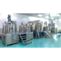 China 500L Paste Making Machine Vacuum Emulsifier Mixer For Mayonnaise for sale