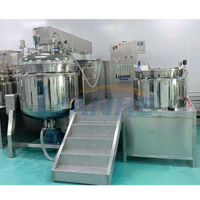 China 500L Paste Making Machine Vacuum Emulsifier Mixer For Mayonnaise for sale