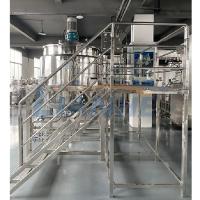 China SUS316L High Shear Emulsifier Mixer Liquid Detergent Making Machine With Heating And Homogenizer for sale