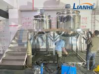 China Fixed Emulsifier Homogenizer Cosmetic Moisturizer Heating Mixer Gel Making Machine for sale