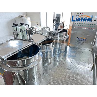 China Cleanser Essence Homogenizer Emulsifier Stainless Steel Auto Agitator Cosmetic Mixer for sale