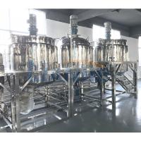 China 1500L Two Way Mixing Vacuum Emulsifier Mixer For Mayonnaise Ointment Cream for sale
