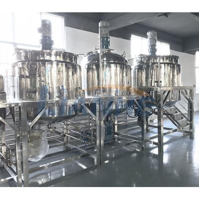 China 1500L Two Way Mixing Vacuum Emulsifier Mixer For Mayonnaise Ointment Cream for sale