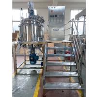 China Big Capacity 6000L Facial Vacuum Emulsifier Mixer Skincare Reactor Tank With Heating for sale