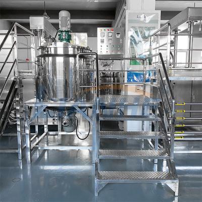 China 500L Liquid Agitator Homogenizer Emulsifier Mixer Hand Wash Sanitizer Gel Making for sale