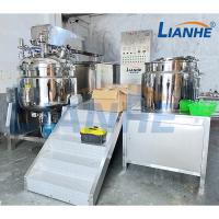 China Electric Heating Vacuum Emulsifier Mixer Homogenizer Hair Dye Lotion Equipment for sale
