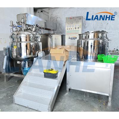 China Electric Heating Vacuum Emulsifier Mixer Homogenizer Hair Dye Lotion Equipment for sale