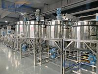 China 2000L Shampoo Shower Gel Making Machine Hand Sanitizer Homogenizer Mixer for sale
