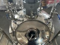 China 300L Vacuum Emulsifier Mixer Customized Mixing And Heating Tank With Flowmeter for sale