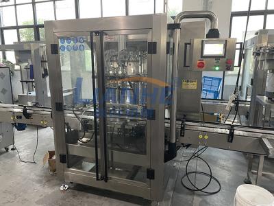 China Automatic 4 Nozzles Viscous Lotion Liquid Filling Machine For Soap Detergent Shampoo for sale