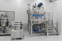 China Button Control Homogenizing Vacuum Emulsifier Ketchup Mayonnaise Making Machine for sale