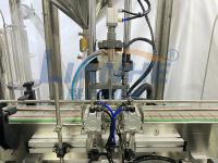 China 250ml Bottle Liquid Filling Machine Automatic Piston Filling Capping Labeling Line for sale