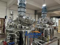 China Fixed Type Vacuum Homogenizer Cosmetic Cream Mixer Lotion Ointment Mixing Machine for sale