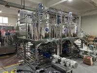 China PLC 1000L Cosmetic Manufacturing Machine Emulsifying Homogenizer Paste Ointment Mixer for sale