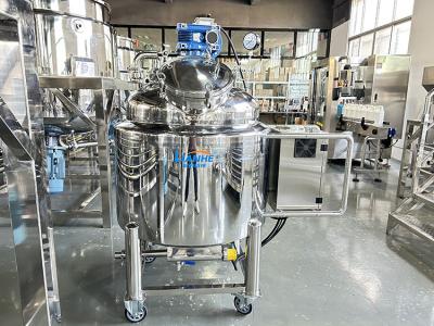 China 300L Fixed Cover Type Heating Mixing Tank Movable Button Control for sale