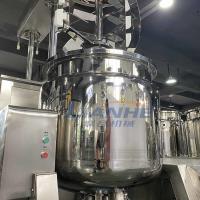 China 5.5KW SUS304 Cosmetic Cream Mixing Machine , Durable Vacuum Mixer Homogenizer for sale