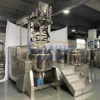 China 5.5KW SUS304 Cosmetic Cream Mixing Machine , Durable Vacuum Mixer Homogenizer for sale