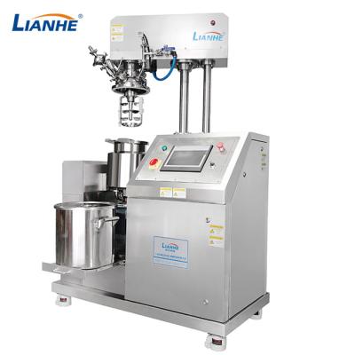 China LIANHE PLC Lotion Manufacturing Equipment , 0.2 Mpa Face Cream Making Machine for sale