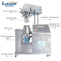 China 5-25L Body Lotion Vacuum Emulsifying Mixer Stainless Steel Material for sale