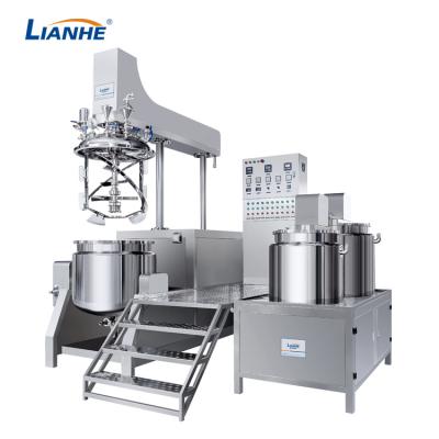 China SUS316L Steam Heating Cosmetic Cream Making Machine Mixer 250L for sale
